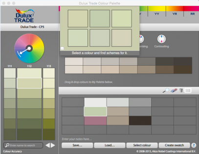 Colours Digital Colour Palette | Dulux Trade